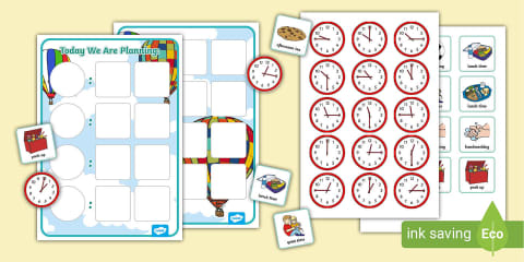 Pack Up Visual Timetable