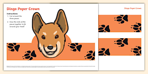 Dingo Craft Paper Plate Craft Activity | Craft Activities