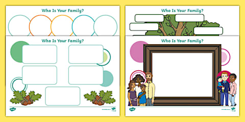 Building a Family Tree Template | Twinkl