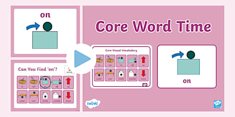 Core Word PowerPoint - I See