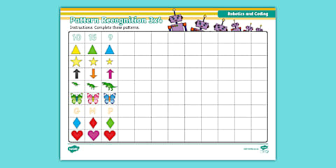 Grade R - Robotics and Coding - Term 1 - Cooding - Pattern Recognition ...