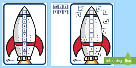 Counting Backwards Activity Sheet
