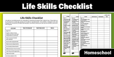 Life Skills Checklist