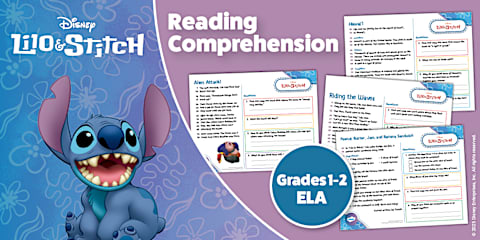 Lilo & Stitch: Addition and Subtraction to 100 Math Mosaic Worksheets ...