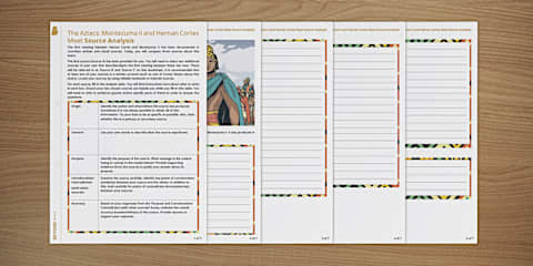 The Aztecs and the Incas: Conquistadors Comprehension Activities