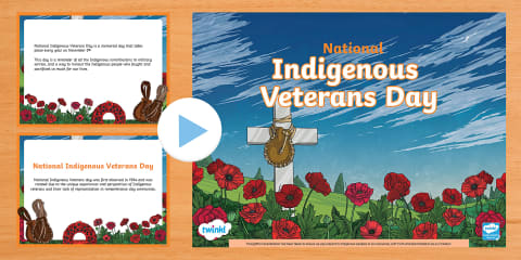 National Indigenous Veterans Day Reading Comprehension