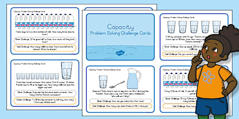 Volume and Capacity Word Problems - Primary Maths Resources