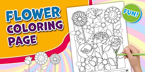 Flower Coloring Pages