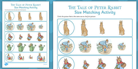 The Tale of Peter Rabbit Complete the Pattern Worksheet - Twinkl