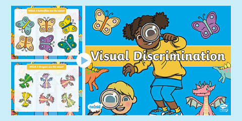 Visual Discrimination Spot the Difference PowerPoint