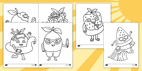 Patterned Sunshines Coloring Pages