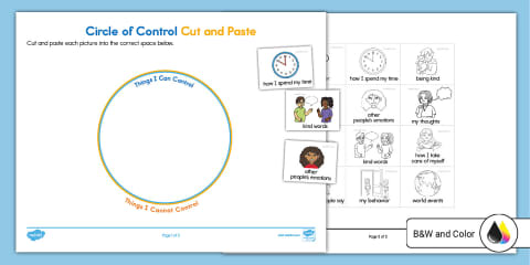 Circle of Control Activity Sheet