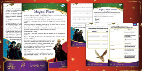 Harry Potter Reading Comprehension Worksheets PDF | Twinkl