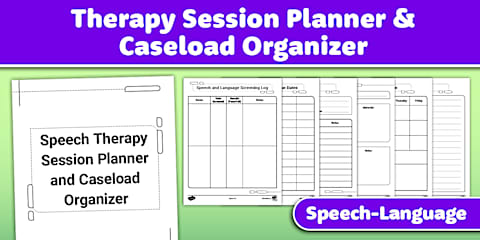 Editable Speech Progress Monitoring Worksheet Word & Google Docs for SLP