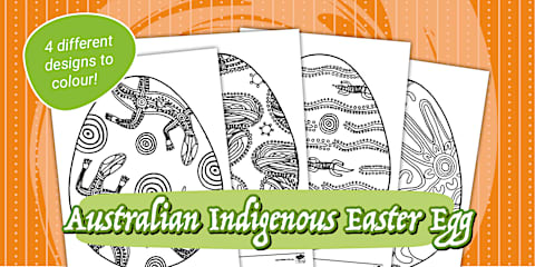 Aboriginal Art Easter Basket