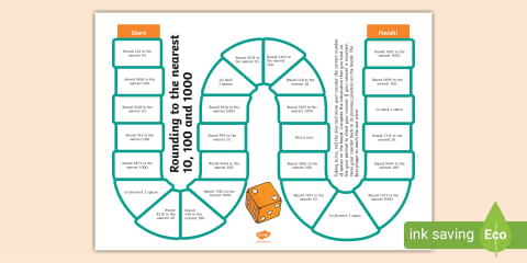 Rounding to the Nearest 10, 100, 1000 Loop Cards