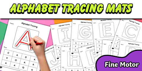 Prekindergarten Prewriting Alphabet Activities Worksheet Pack