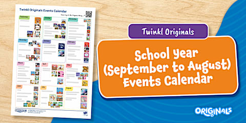 Twinkl Originals Events Calendar 2026