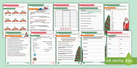 12 Days of Christmas Grammar, Punctuation and Spelling Activities for ...