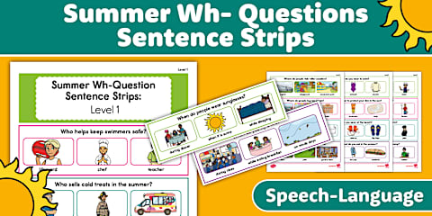 Big or Small Qualitative Concepts Worksheets for SLP
