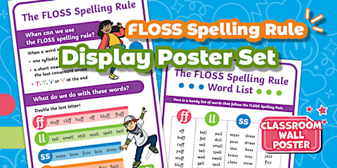 Doubling Consonants Rule Posters - Adding -ing and -ed
