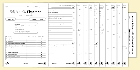 Sosiale Wetenskappe - Geografie Graad 7 Eksamen – Kwartaal 2