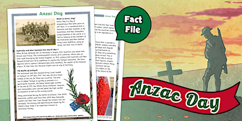 Anzac Day Reading Comprehension