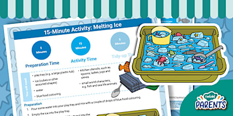 Melt the Ice! Science Experiment Activity