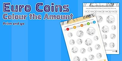 Euro Coin Display Posters