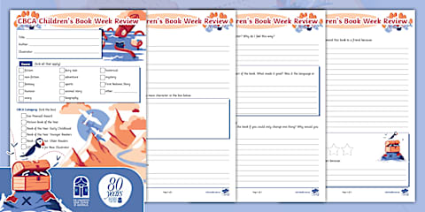 Book Week Book Club Template