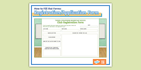 How to Fill Out Forms: Personal Information | Grade 5 | Twinkl