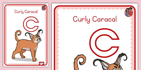 Grade R Phonics - Term 1 - b sound - Character Poster