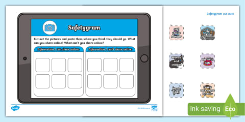 Online Safety Rules Worksheet