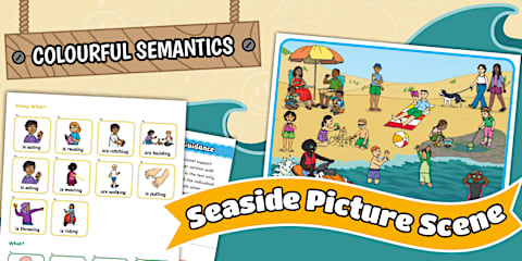 Christmas Colourful Semantics Cut Up Sentences Activity