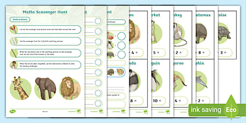 Times Table Scavenger Hunt