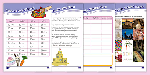 Grade 3 Phonics: Hard and Soft c Resource Pack