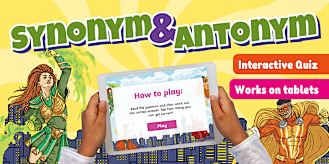 Synonym and Antonym Gameshow