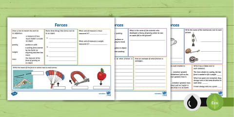 Mass vs Weight Sorting Activity