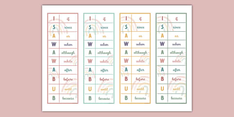 I SAW A WABUB Bookmark Cut-Outs