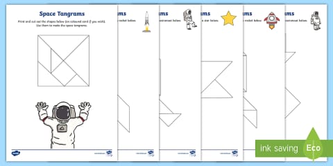 Tangram Woodland Animals Activity