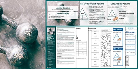 KS3 Density Calculations Worksheet