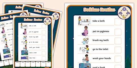 Morning Routine for Kids - Daily Routine Sorting Activity
