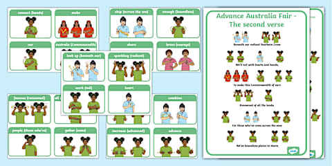 Auslan Clothes Matching Cards