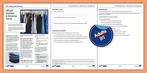 Fast Fashion Reading Comprehension