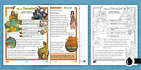 UKS2 Digging for Details: Gods & Goddesses of the Greek Underworld ...