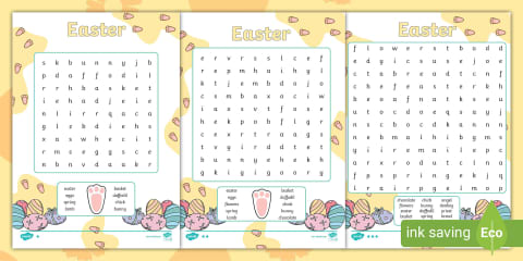 Printable Easter Bingo