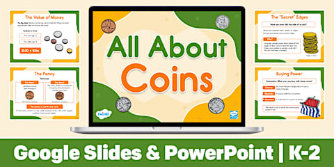 Summer Counting Objects 1-20 Google Slides & PowerPoint for PreK-K