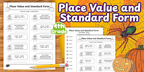 Fourth Grade Place Value Skills Assessment