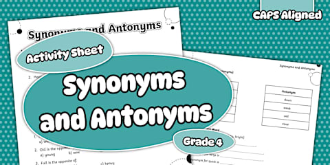 Grade 4 English – Term 3 – Similes – Activity Sheet (CAPS Aligned)