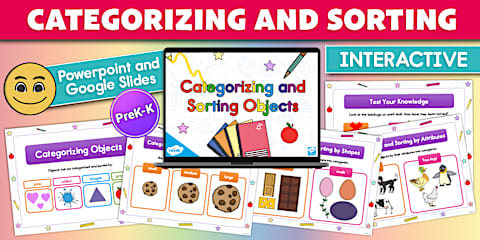Early Childhood Sorting & Classifying Worksheet